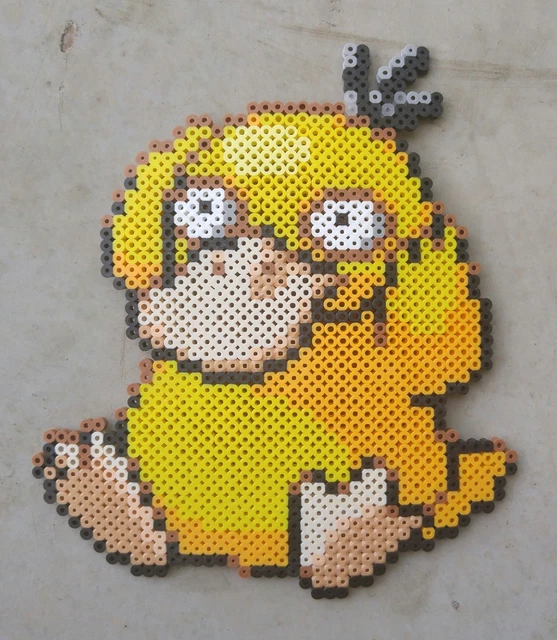 PSYDUCK POKÉMON PIXEL Art Perler Bead Art EUR 24,82 - PicClick FR