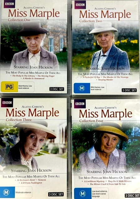 AGATHA CHRISTIE'S MISS Marple: The Complete Collection 1-4 (DVD, 12 Discs) NEW EUR 61,58 ...