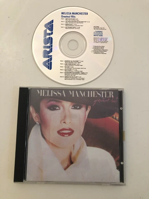 MELISSA MANCHESTER GREATEST Hits RARE JAPAN CD 1983 Best Of £7.90 ...