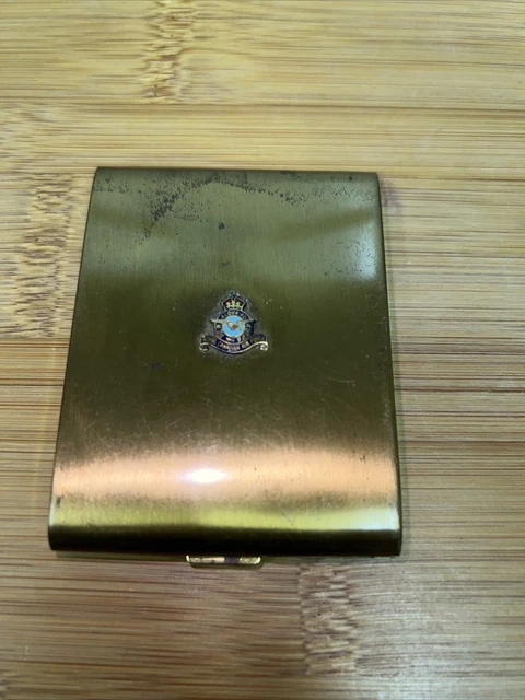 ZENETTE POWDER COMPACT England Royal Canadian Air Force Military WWII ...
