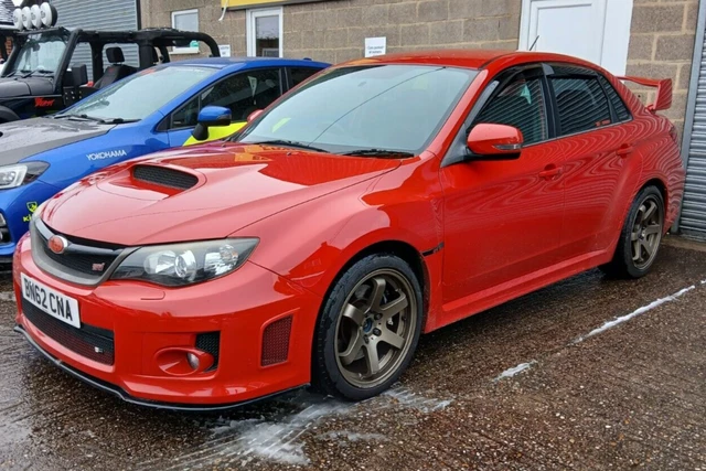 SUBARU IMPREZA WRX Sti Sedan 2012. Rare Red. 333bhp. £16,250.00 ...