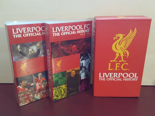 LIVERPOOL THE OFFICIAL History Football - Box Set - PAL VHS Video Tapes ...