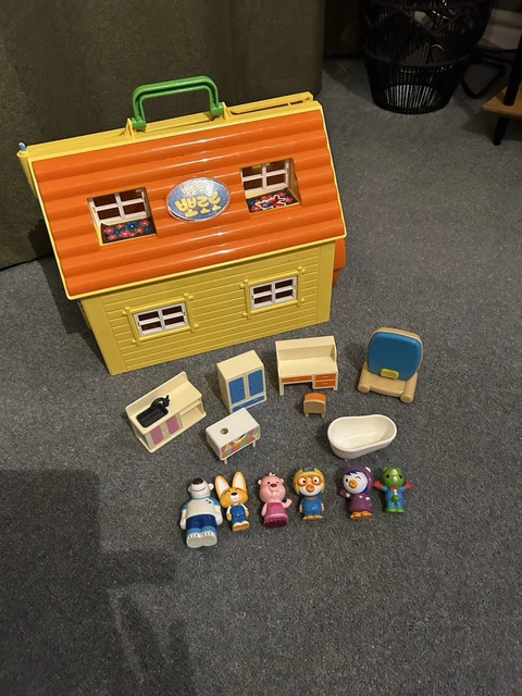 VINTAGE PORORO THE Little Penguin Happy Pororo House with Accessories £ ...
