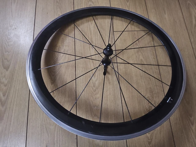 CARBON ALLOY 50MM Deep Road Bike Rim Brake Front Wheel 700c QR Clincher ...