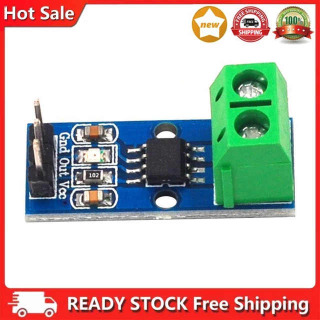5A/20A/30A RANGE HALL Effect Current Sensor Module ACS7125A (20A) £4.19 - PicClick UK