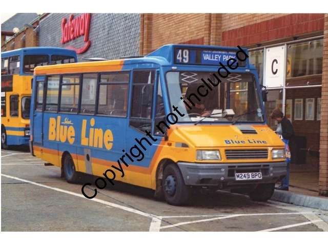 BUS PHOTO: SOLENT Blue Line Iveco 249 M249Bpo £1.09 - PicClick UK