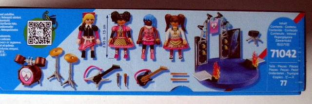 PLAYMOBIL - RÉF 71042 - Groupe de Rock City Life - Neuf, jamais ouvert ...