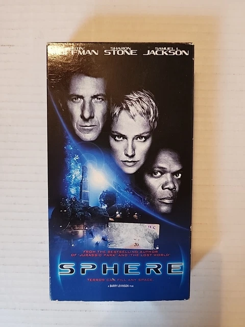 SPHERE (VHS, 1998) Dustin Hoffman, Sharon Stone, Samuel L. Jackson $3. ...