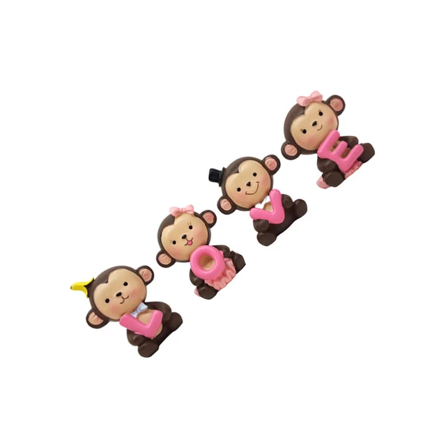 AMOUR TABLEAU DE Bord Figure Singe Sculpture Statue Miniature Singe ...