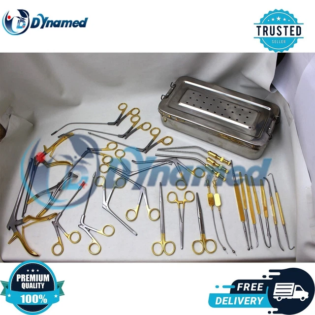 ENSEMBLE D'INSTRUMENTS FESS, Chirurgie Endoscopique Des Sinus En Acier ...