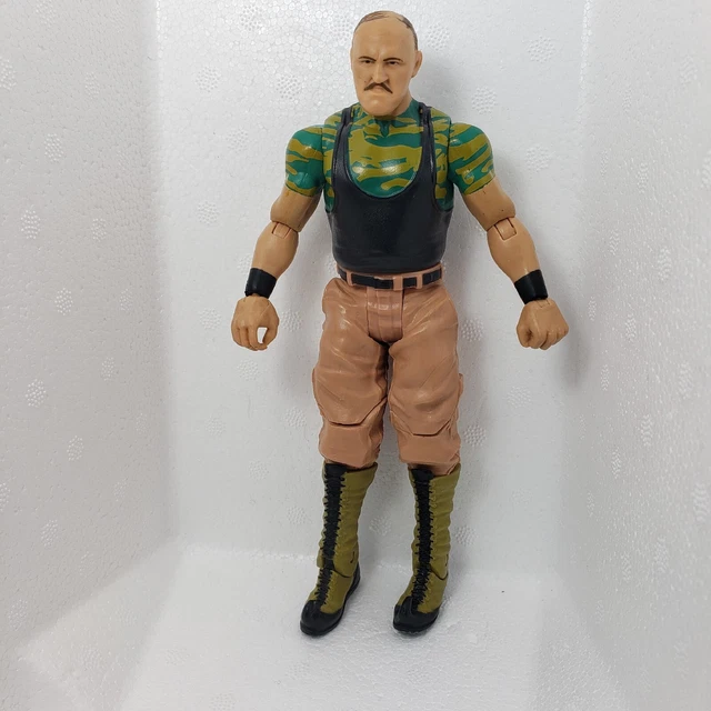 FIGURINE ARTICULÉE 2016 Sgt Slaughter WWE Mattel Basic Flashback Series WWF Wrestling EUR 16,79 ...