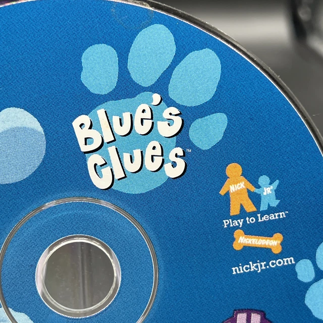 BLUE'S CLUES ABC Time Activities CD-ROM PC Learning Game Disc & Manual ...