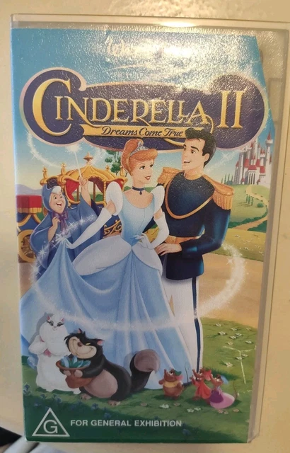 Cinderella Ii 2 Dreams Come True Vhs 2002 Large Clamshell Case New