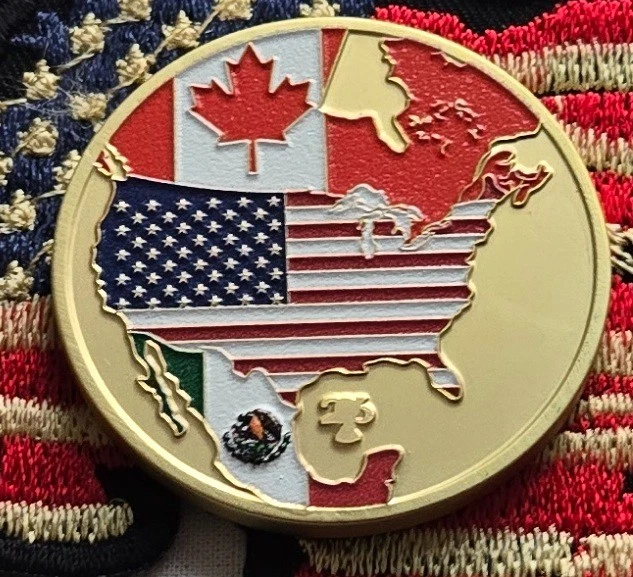 WORLD CUP 2026 Gold Coin Messi Ronaldo Signature Canada US Mexico ...