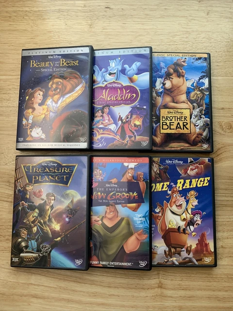 DISNEY ANIMATION DVD Lot Bundle 6 Movies - 9 Disc £11.85 - PicClick UK
