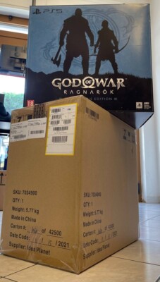 GOW GOD OF War Ragnarok Collector's Limited Edition - PS4 PS5 ITA + BRONW BOX EUR 349,98 ...
