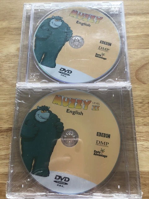 MUZZY ENGLISH & English Level II DVD Language Learning For Children £14 ...