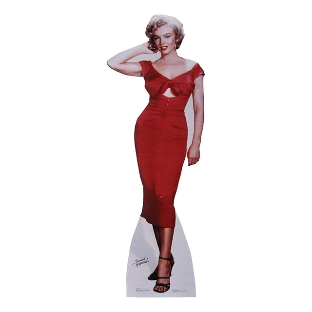 Marilyn Monroe Andniagaraand Red Dress Lifesize Cardboard Cutout Standup