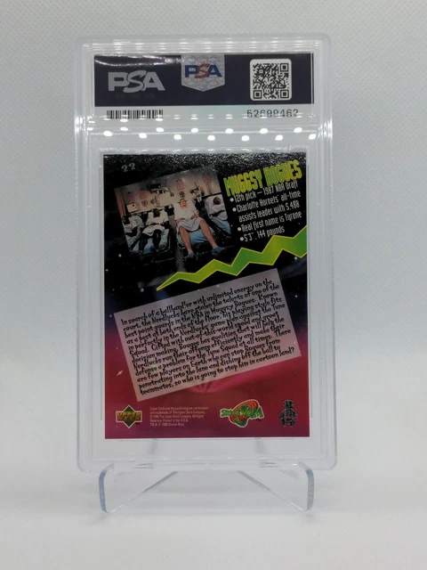 1996 UPPER DECK Space Jam Mugsy Bogues #22 PSA 9 MINT ONLY ONE GRADED ...