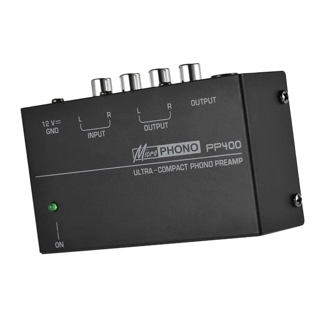 PRÉAMPLI PHONO ENTRÉE RCA, préamplificateur de lecteur d'enregistrement ...