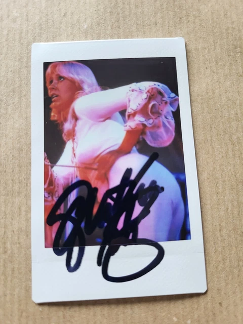 ABBA SIGNED AUTOGRAPHED agnetha fältskog EUR 69,99 - PicClick FR