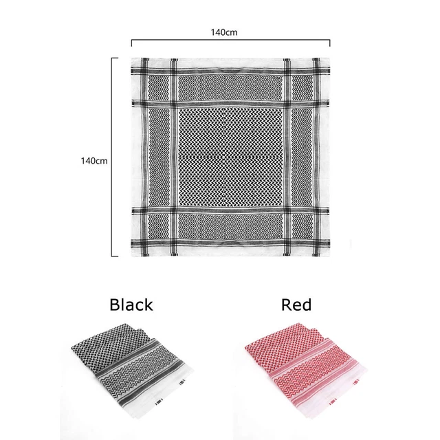 MUSLIM SHEMAGH SCARF Arab Kafiya Keffiyeh Palestine Bandana Arabic ...