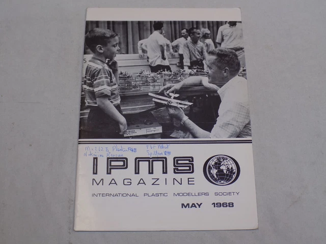 IPMS MAGAZINE MAY 1968 International Plastic Modellers Society MA 262 ...