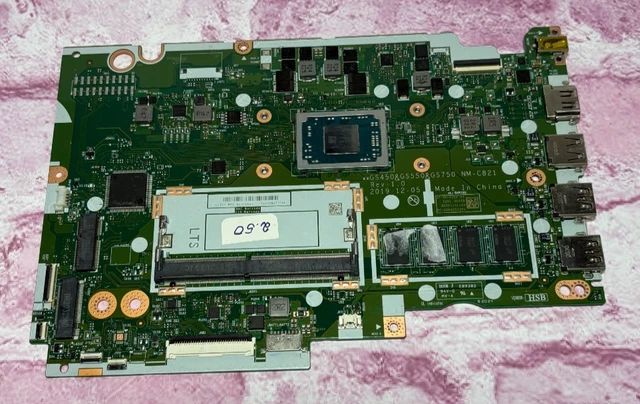 LENOVO IDEAPAD 3 15ADA05 motherboard AMD Ryzen 3 CPU 4GB RAM NM-C821 ...