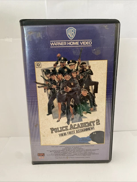 POLICE ACADEMY 2 VHS First Release No Barcode Clam Shell Steve ...
