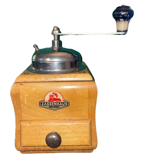 ALTE ZASSENHAUS RECORD Kaffeemühle - Nr. 540 Jahr 1939-1940 - Rarität Vintage EUR 53,91 ...