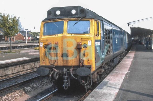 UK DIESEL TRAIN Railway Photograph Of Class 50 50040. Rm50-263 £1.70 ...