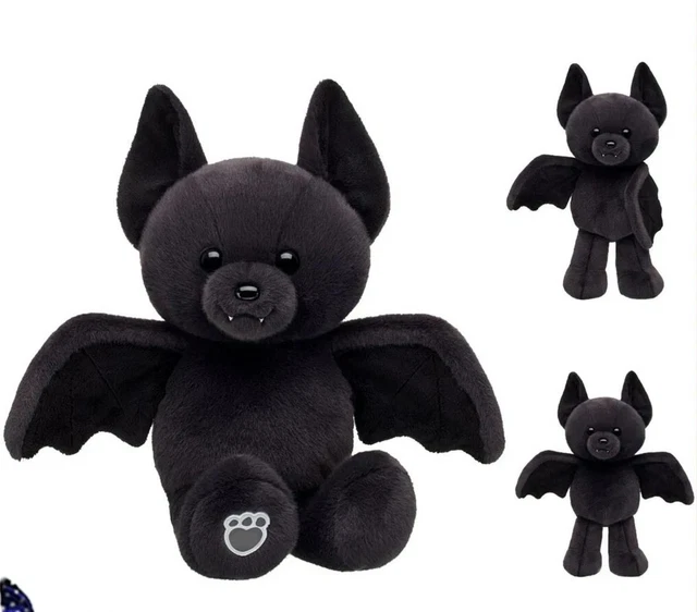 BAT PLUSH TOY, Posable Bat Bear Soft Stuffed Animal Doll Kids Gift £18. ...