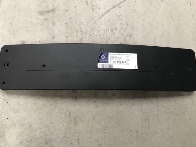 GENUINE MERCEDES-BENZ W212 E-Class Front AMG Number Plate Plinth ...