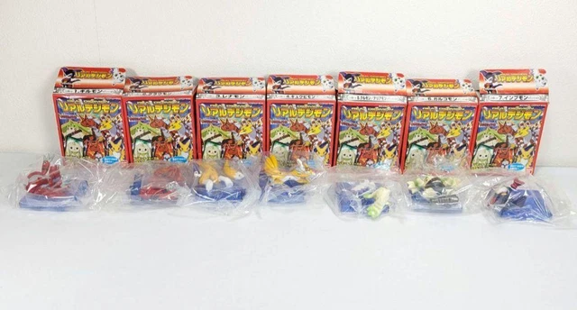 Digimon Figure Real Kyubimon Guilmon Renamon Impmon Set Lot Of 7 £221