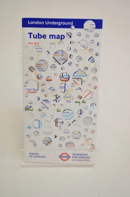 LONDON UNDERGROUND TUBE Map May 2014 £3.00 - PicClick UK