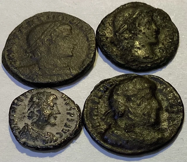 ANCIENT ROME UNRESEARCHED Bronze Coin Lot x 4 Coins $18.95 - PicClick AU