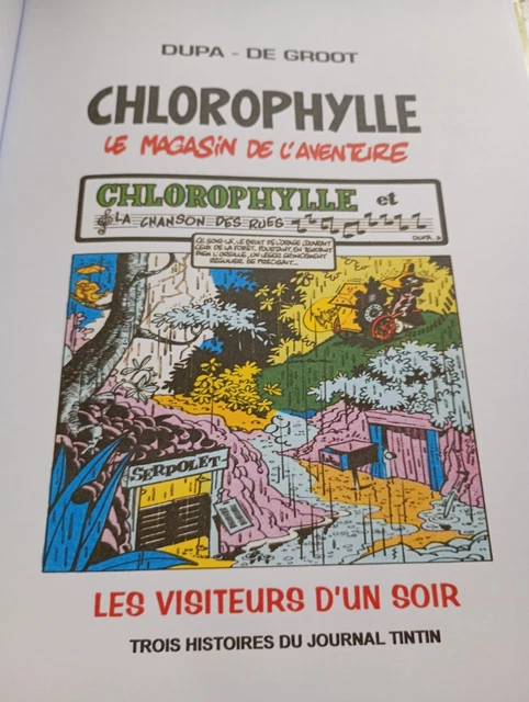 LE MAGASIN DE l'aventure CHLOROPHYLLE DUPA DE GROOT 2015 EUR 75,00 ...