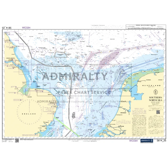 ADMIRALTY SMALL CRAFT Chart 5614_25: Southern North Sea £16.20 ...
