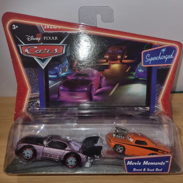 **RARE**DISNEY PIXAR CARS Supercharged Movie Moments Boost & Snot Rod ...