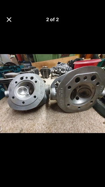 BMW R100 CYLINDER head complete with valves and rocker covers £150.00 ...