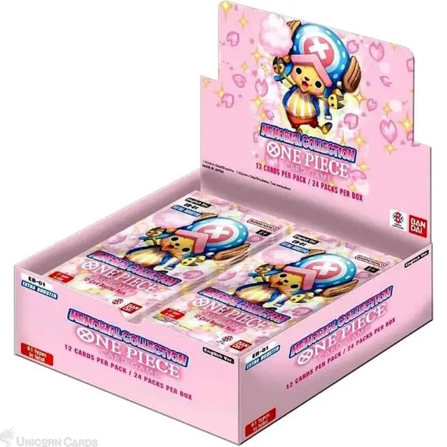ONE PIECE CARD Game: Extra Booster - Memorial Collection [EB-01 ...
