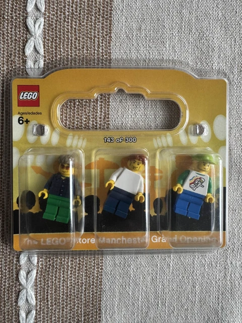 THE LEGO STORE Manchester Grand Opening Minifigure Set Limited Edition ...