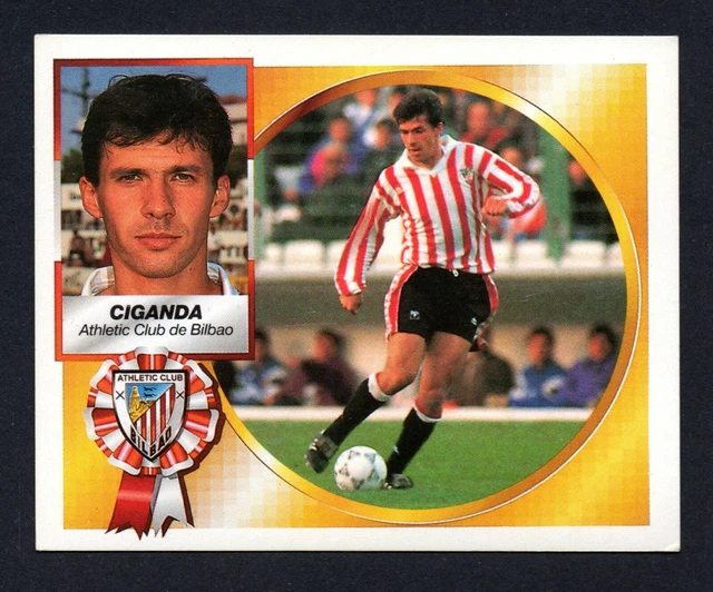 CIGANDA - ATHLETIC Club 1994-95 Cromo Este Panini La Liga 94/95 EUR 4 ...