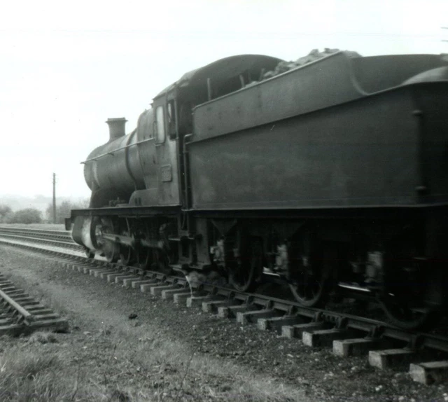 VINTAGE GWR 3817 steam locomotive train 2-8-0 1960s original photograph ...