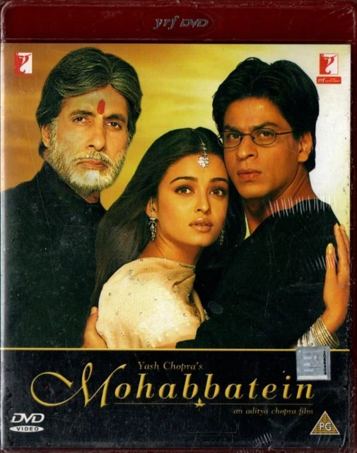 MOHABBATEIN - YRF BOLLYWOOD DVD - Amitabh Bachchan, Shahrukh Khan ...