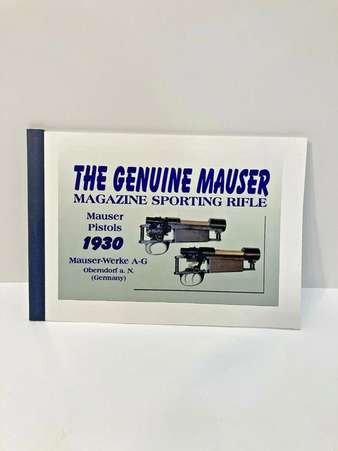 GENUINE MAUSER PISTOLS 1930 Sporting Rifle Mauser-Werke Germany Small ...
