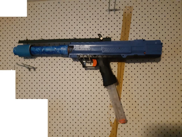 NERF APOLLO PUMP Action NERF Rival Blaster Custom $30.00 - PicClick AU
