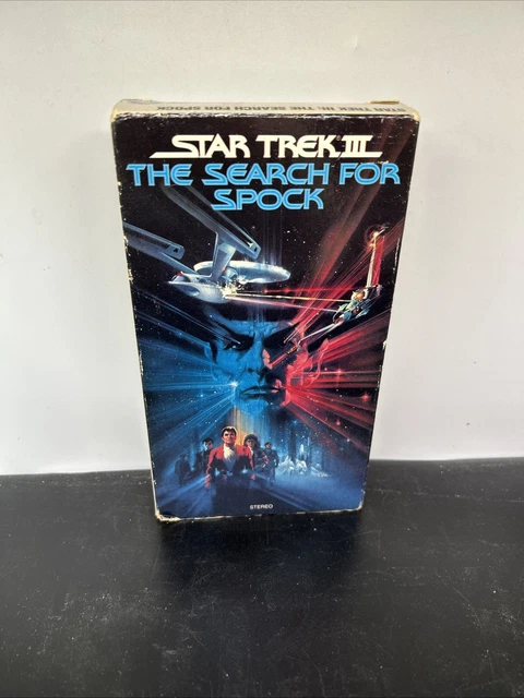 STAR TREK III The Search For Spock (VHS, 1984) With Slip Cover Case £4. ...