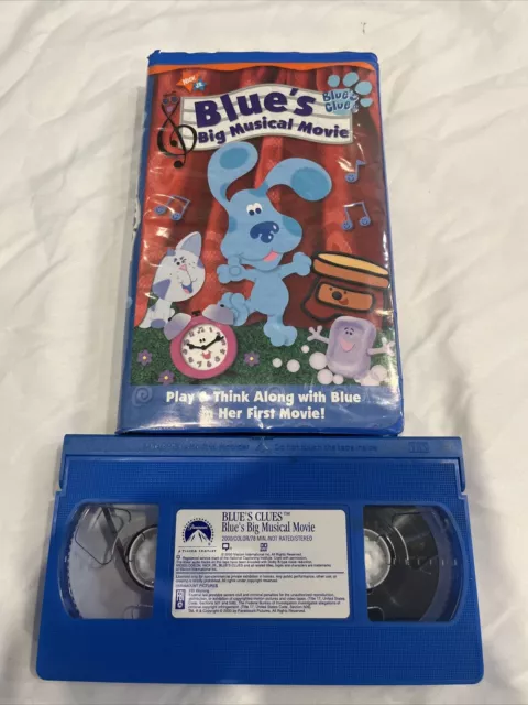 Blues Clues Blues Big Musical Movie Vhs 2000 Movie Nickelodeon Nick Jr