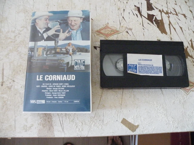 VHS K7 VIDEO louis de funes bourvil *** le corniaud cine collection 1987 EUR 12,00 - PicClick FR